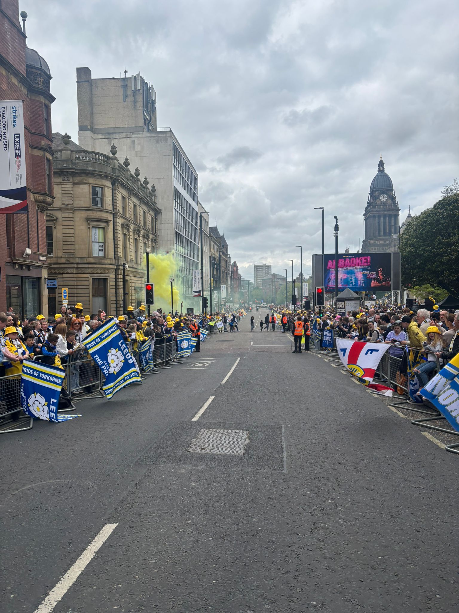 Huge crowds celebrate Leeds United's promotion and Championship title win
